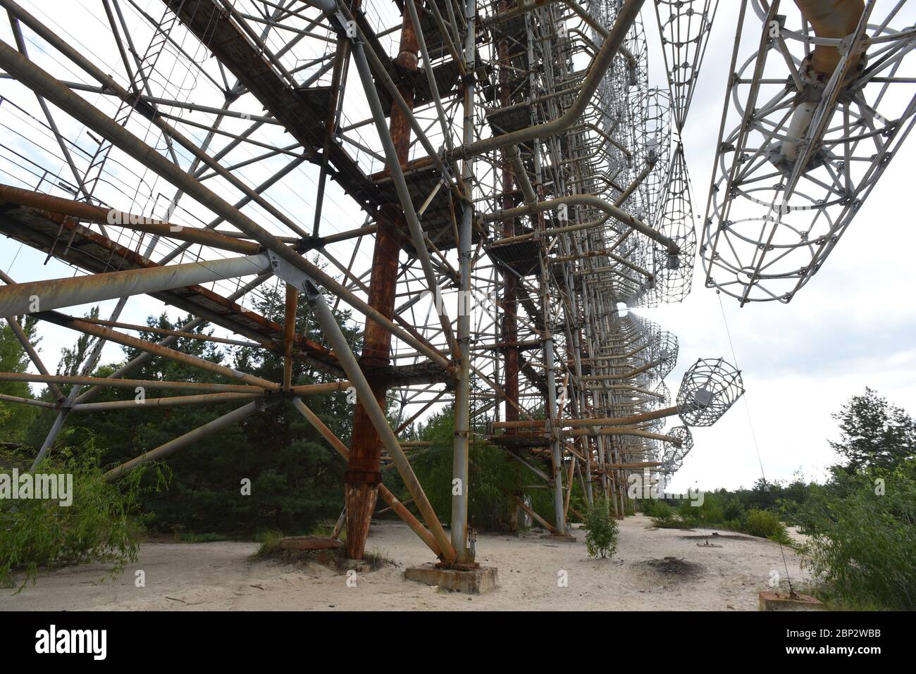 Duga was a Soviet over-the-horizon (OTH) radar system. Military antenna ...