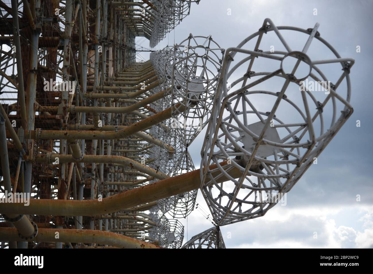 Duga was a Soviet over-the-horizon (OTH) radar system. Military antenna ...