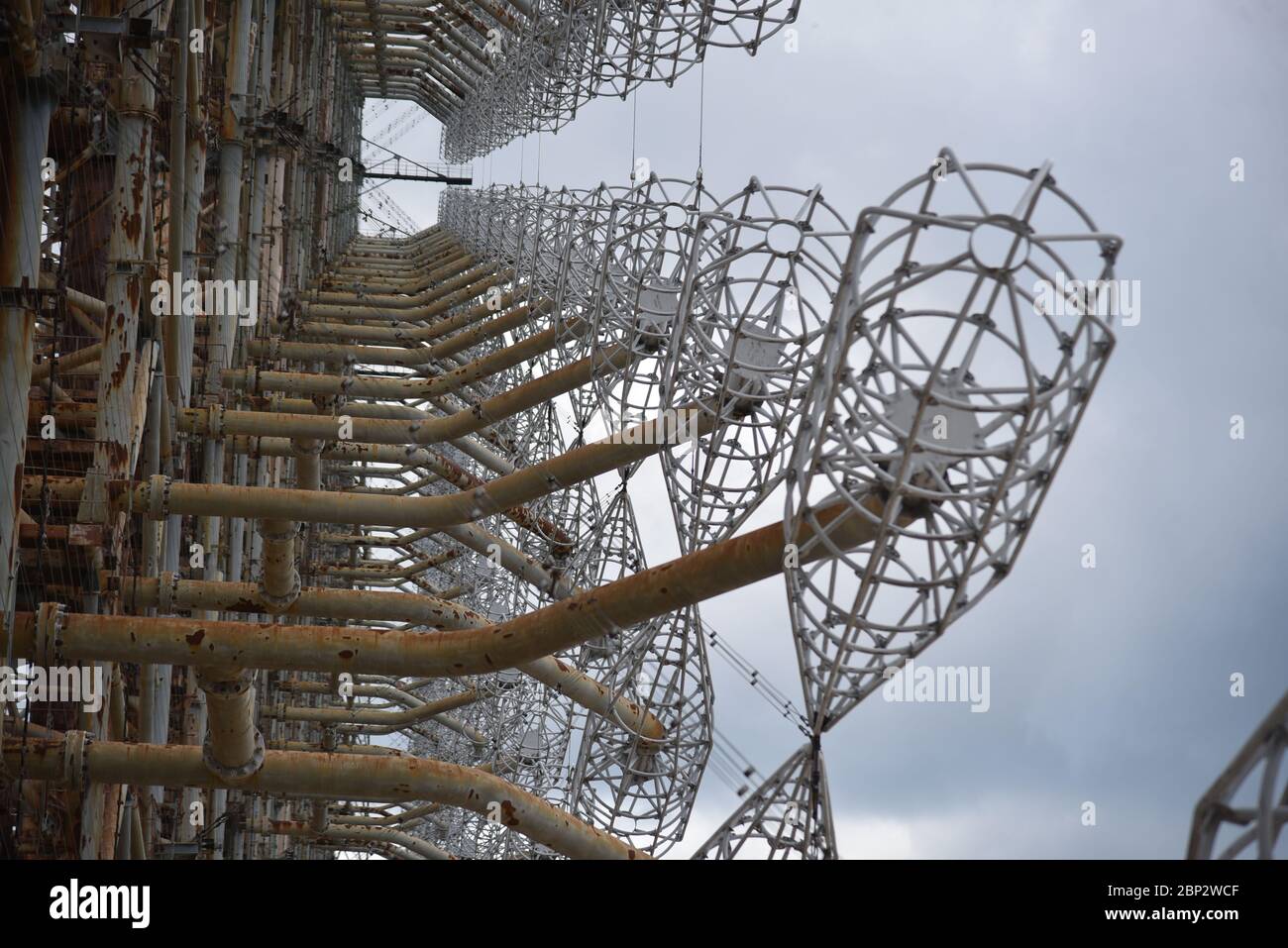 Duga was a Soviet over-the-horizon (OTH) radar system. Military antenna ...