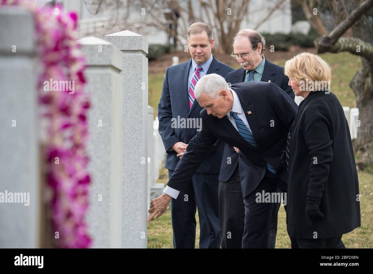 On February 7, 2019, Vice President Mike Pence attended NASA's Day of Remembrance at Arlington ...