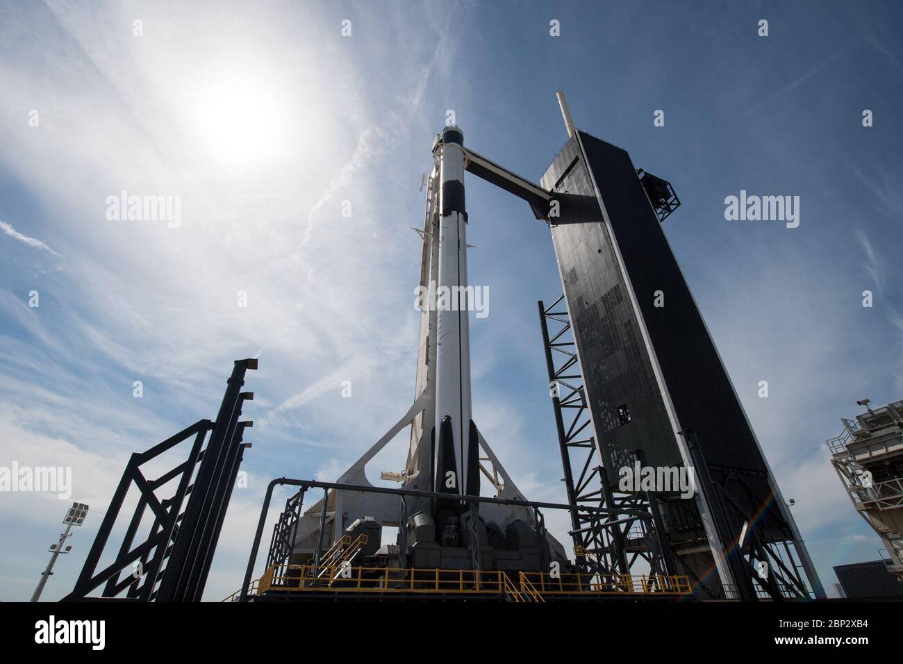 On March 1, 2019, preparations for SpaceX's Demo-1 mission continued at ...
