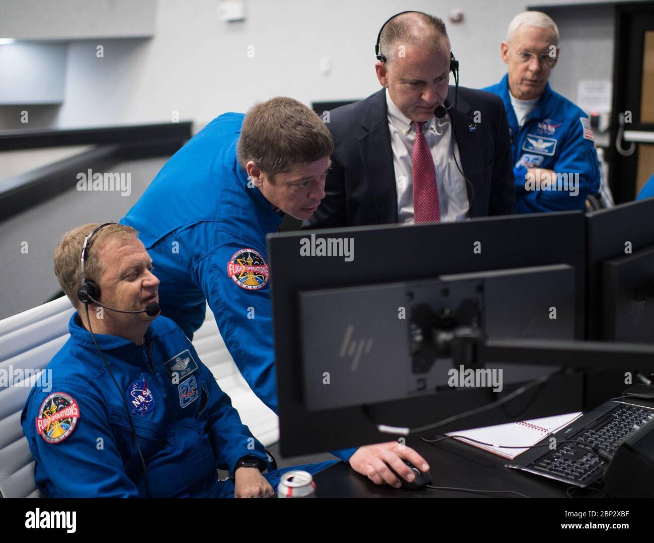 Nasa monitored countdown crew hi-res stock photography and images - Alamy