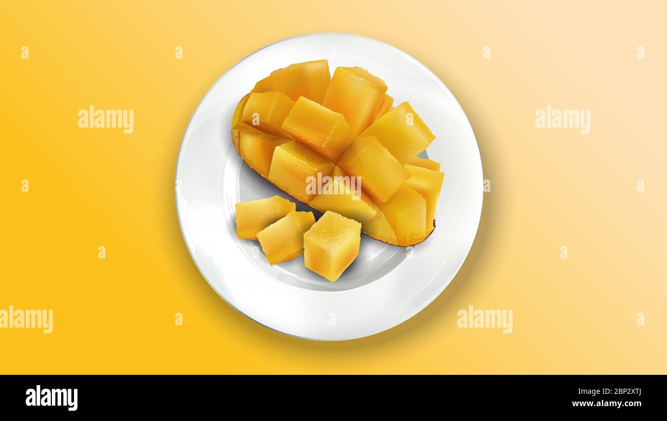 Mango leaves Stock Vector Images - Alamy