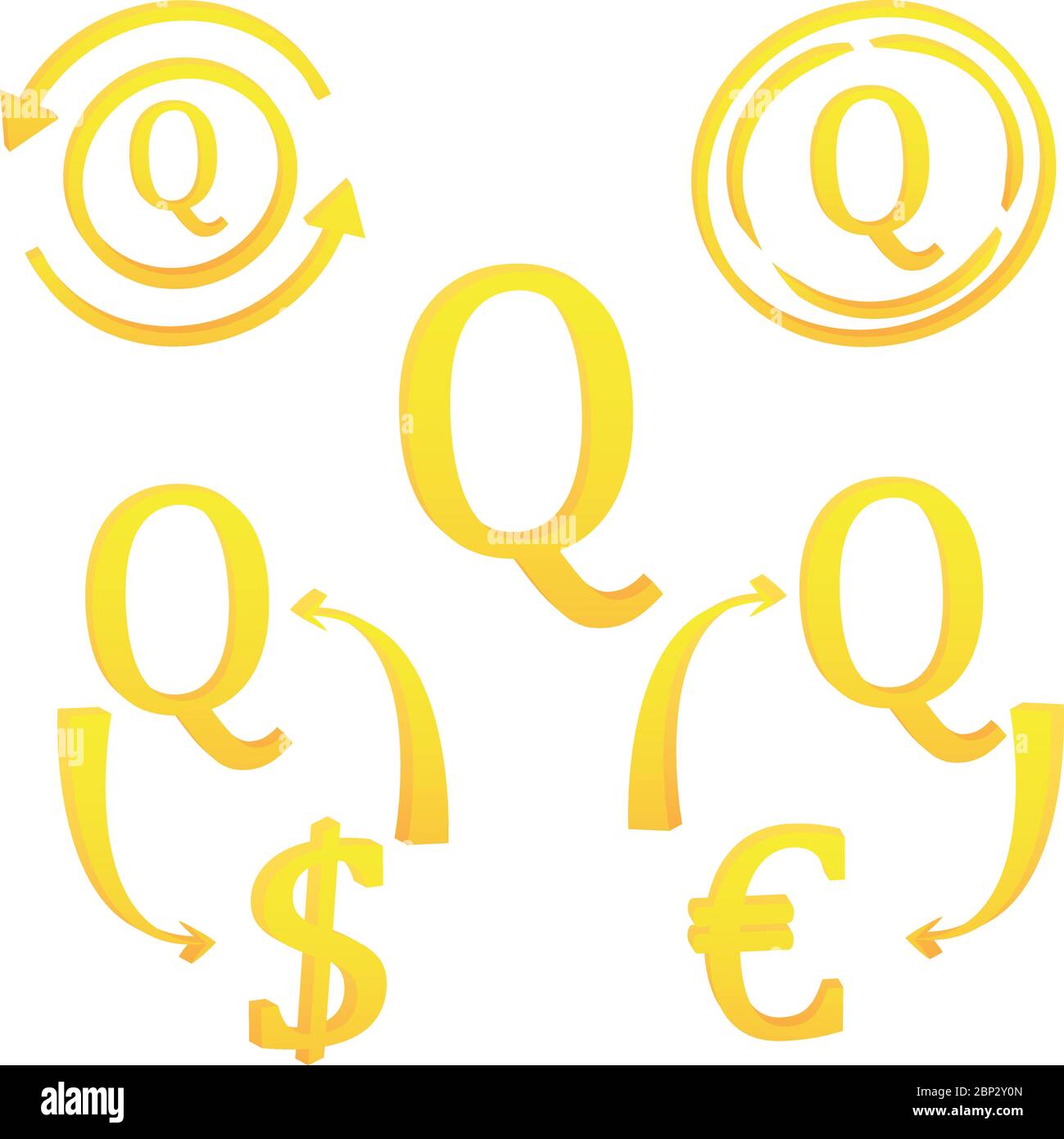 3D Guatemalan Quetzal currency set symbol icon Stock Vector Image & Art ...