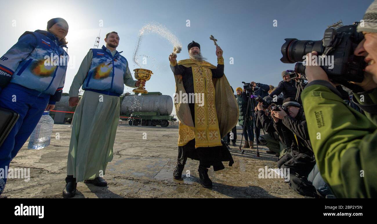 On March 14, 2019, Russian Orthodox Priest Father Sergei blessed ...