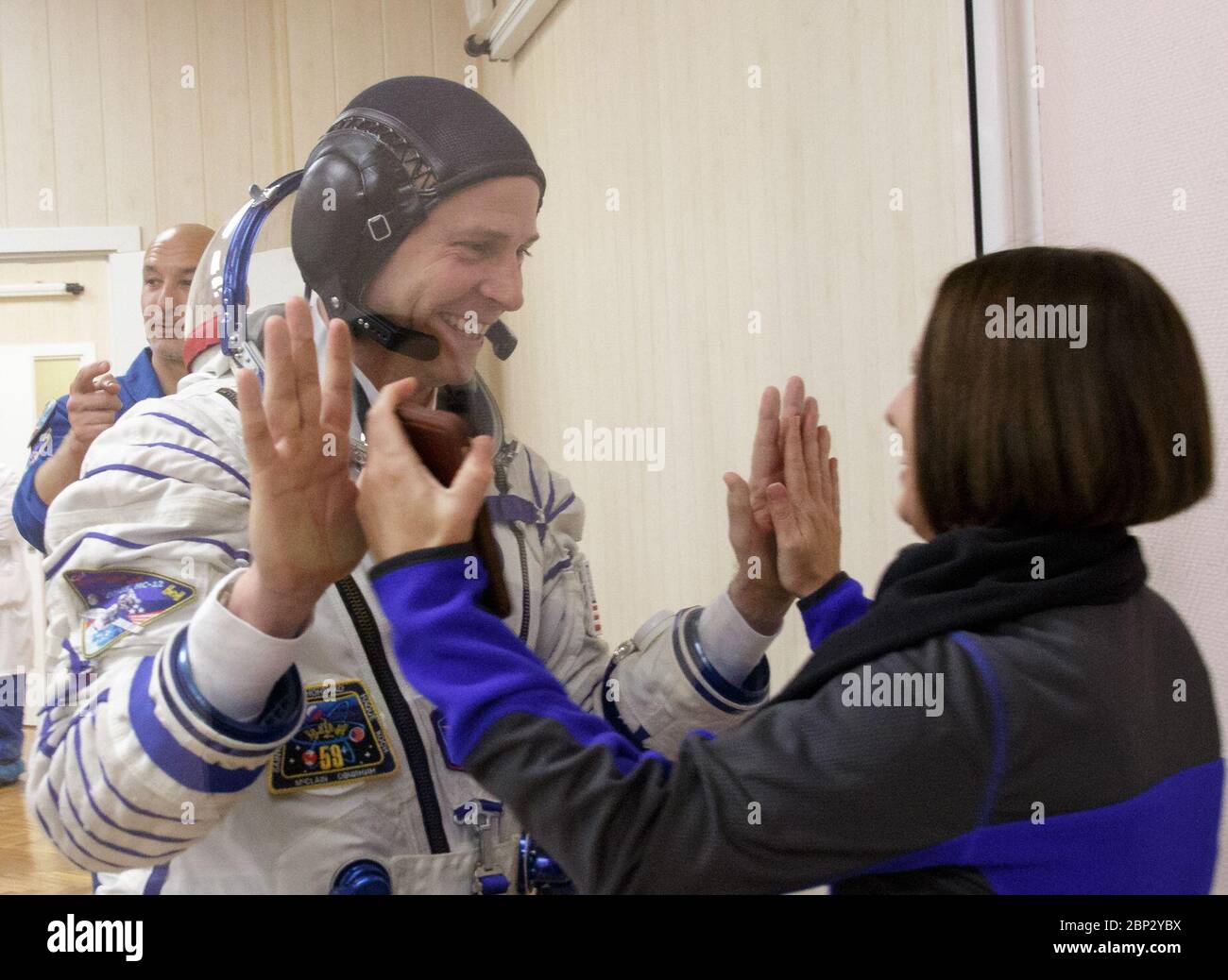 On March 14, 2019, NASA astronaut Nick Hague, in quarantine, shared a ...