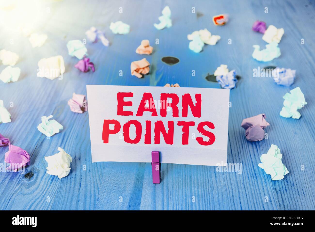 Word writing text Earn Points. Business photo showcasing collecting ...