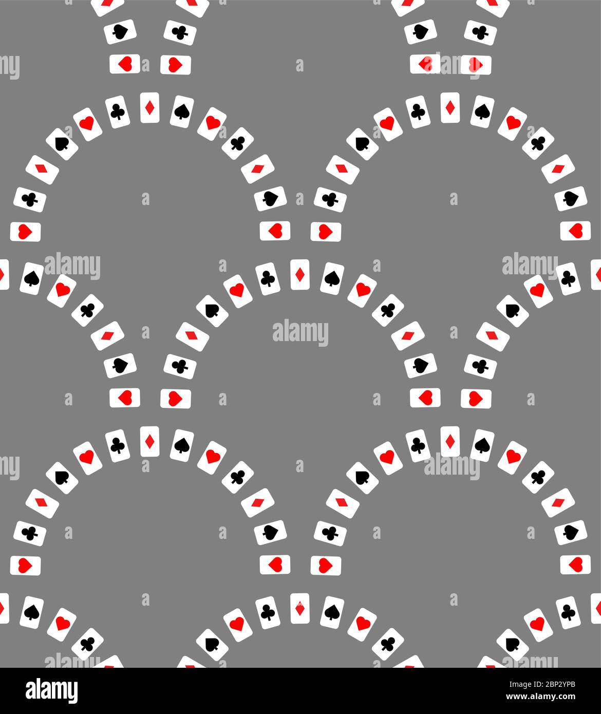 Playing cards pattern seamless. Poker cards background. vector texture ...
