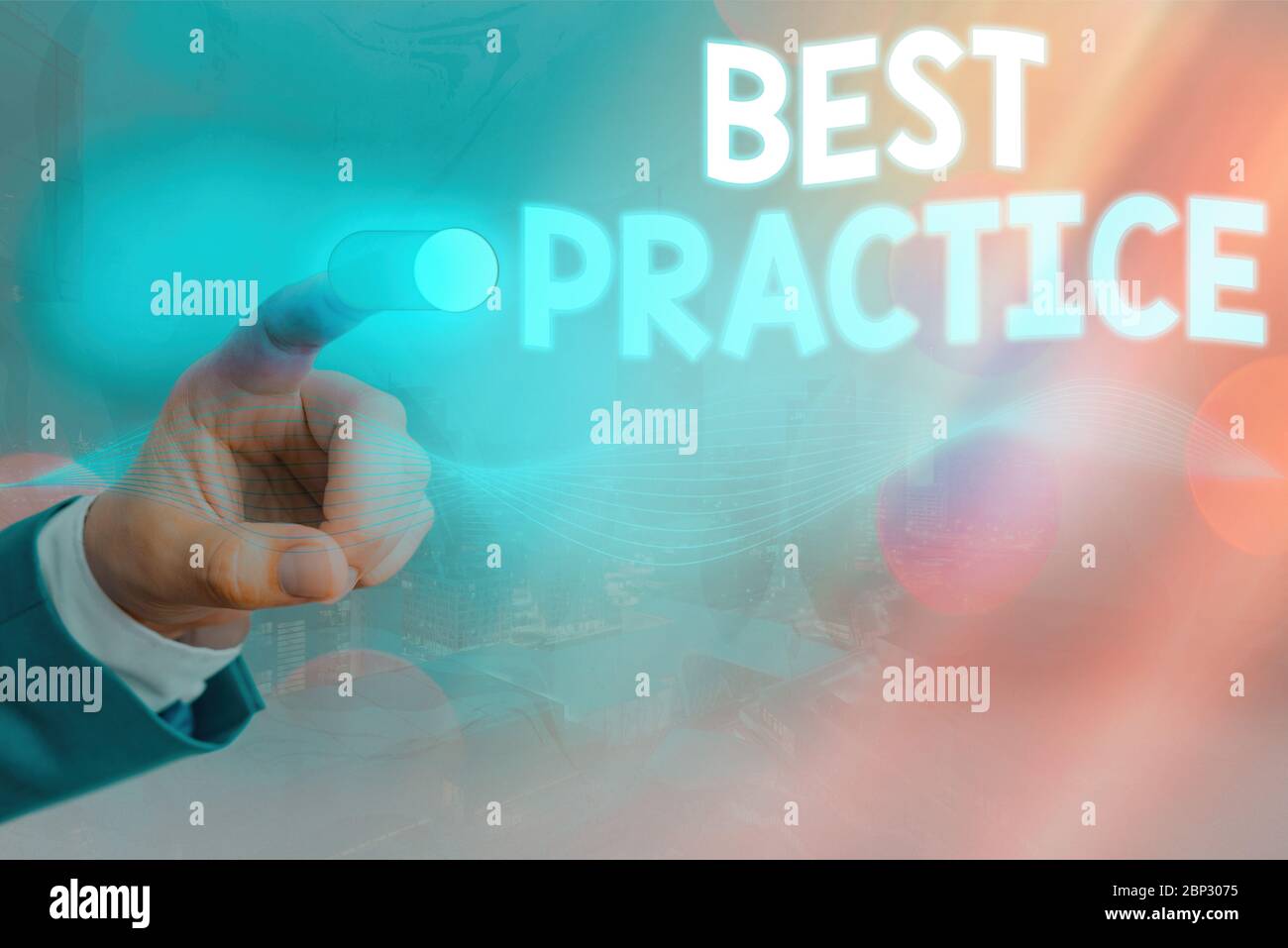 Conceptual hand writing showing Best Practice. Concept meaning ...