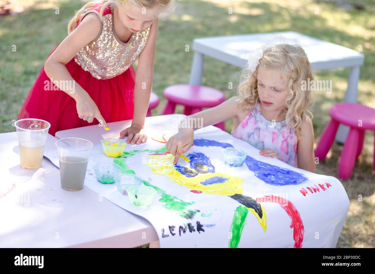 children creative image on the paper Stock Photo - Alamy