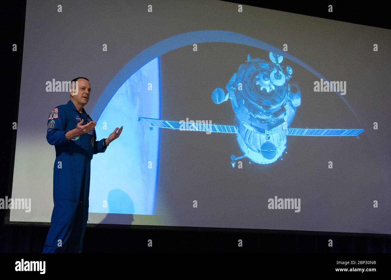 NASA astronaut Ricky Arnold spoke at Goddard Space Flight Center on May ...