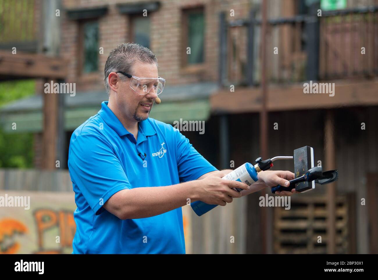 On May 3, 2019, NASA astronaut Ricky Arnold participated in a ...