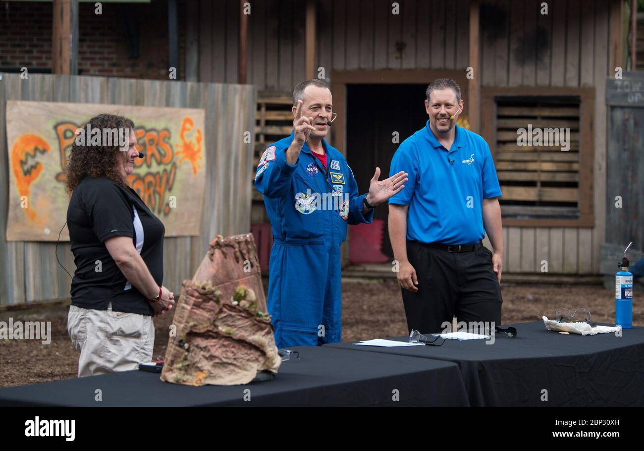 On May 3, 2019, NASA astronaut Ricky Arnold participated in a STEM in ...