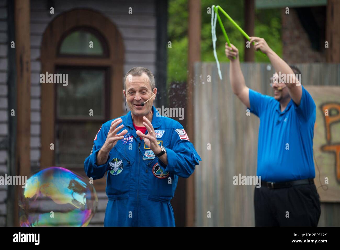 On May 3, 2019, NASA astronaut Ricky Arnold spoke about his experiences ...