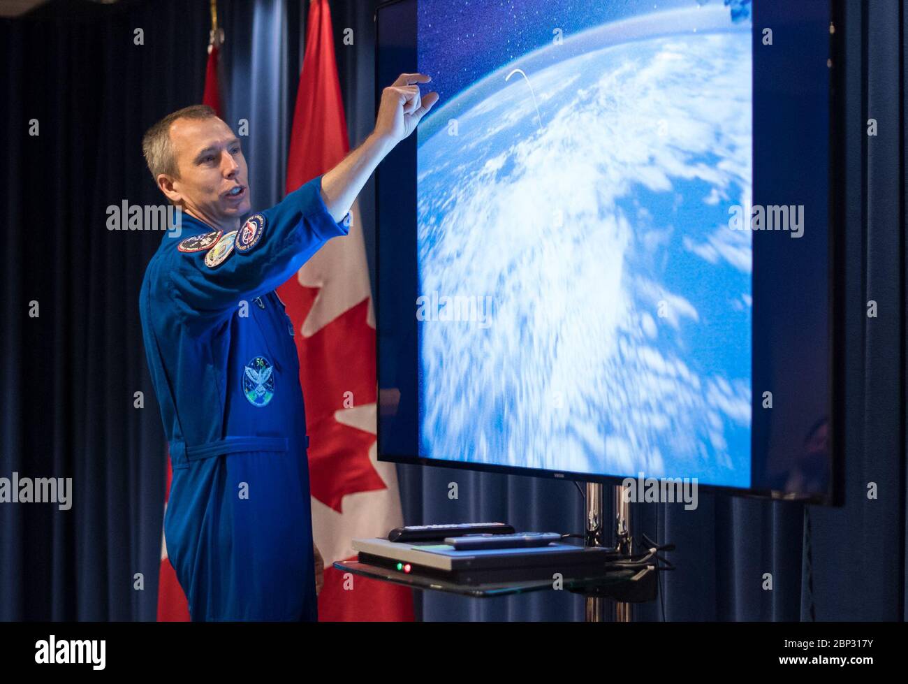 On May 6, 2019, NASA astronaut Drew Feustel visited the Embassy of ...