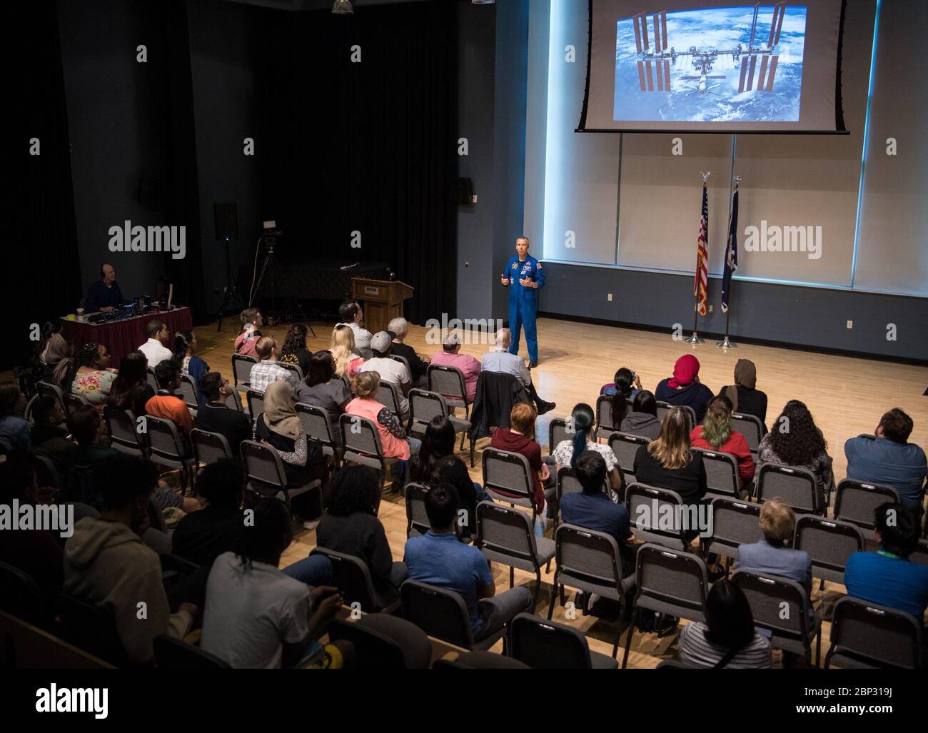 On May 6, 2019, NASA astronaut Drew Feustel shared his experiences from ...