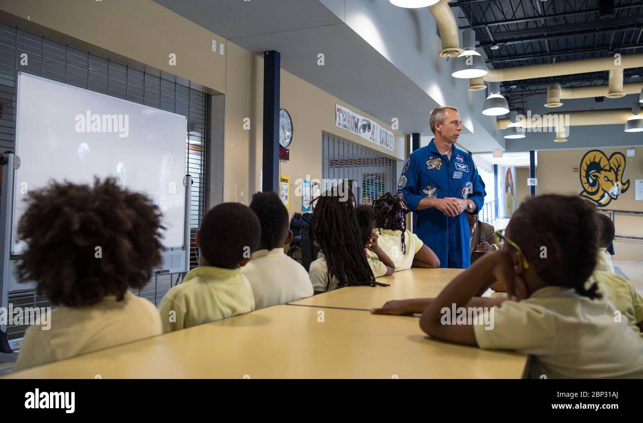 Astronaut Drew Feustel at John Burroughs Elementary School NASA ...