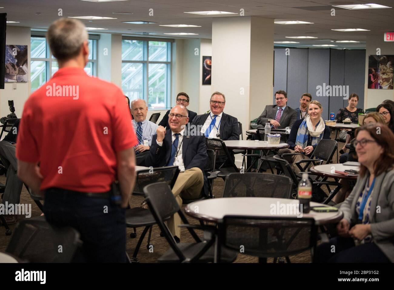 Astronaut Drew Feustel at NASA Headquarters NASA astronaut Drew Feustel ...