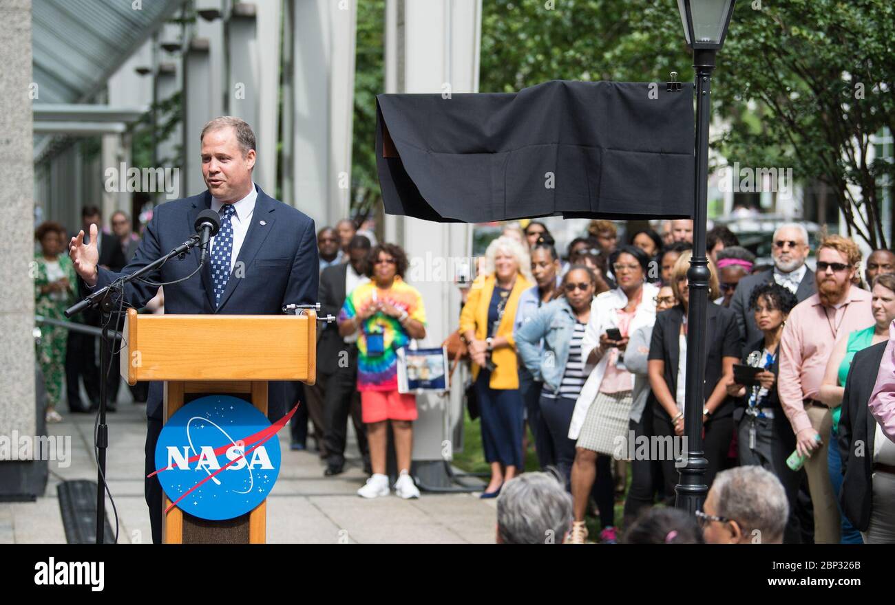 On June 12, 2019, NASA Administrator Jim Bridenstine delivered remarks ...