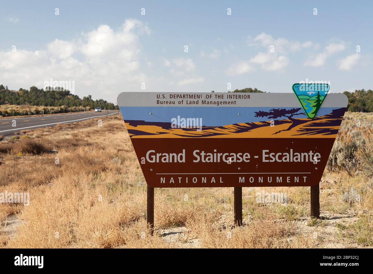 Grand staircase escalante sign hi-res stock photography and images - Alamy