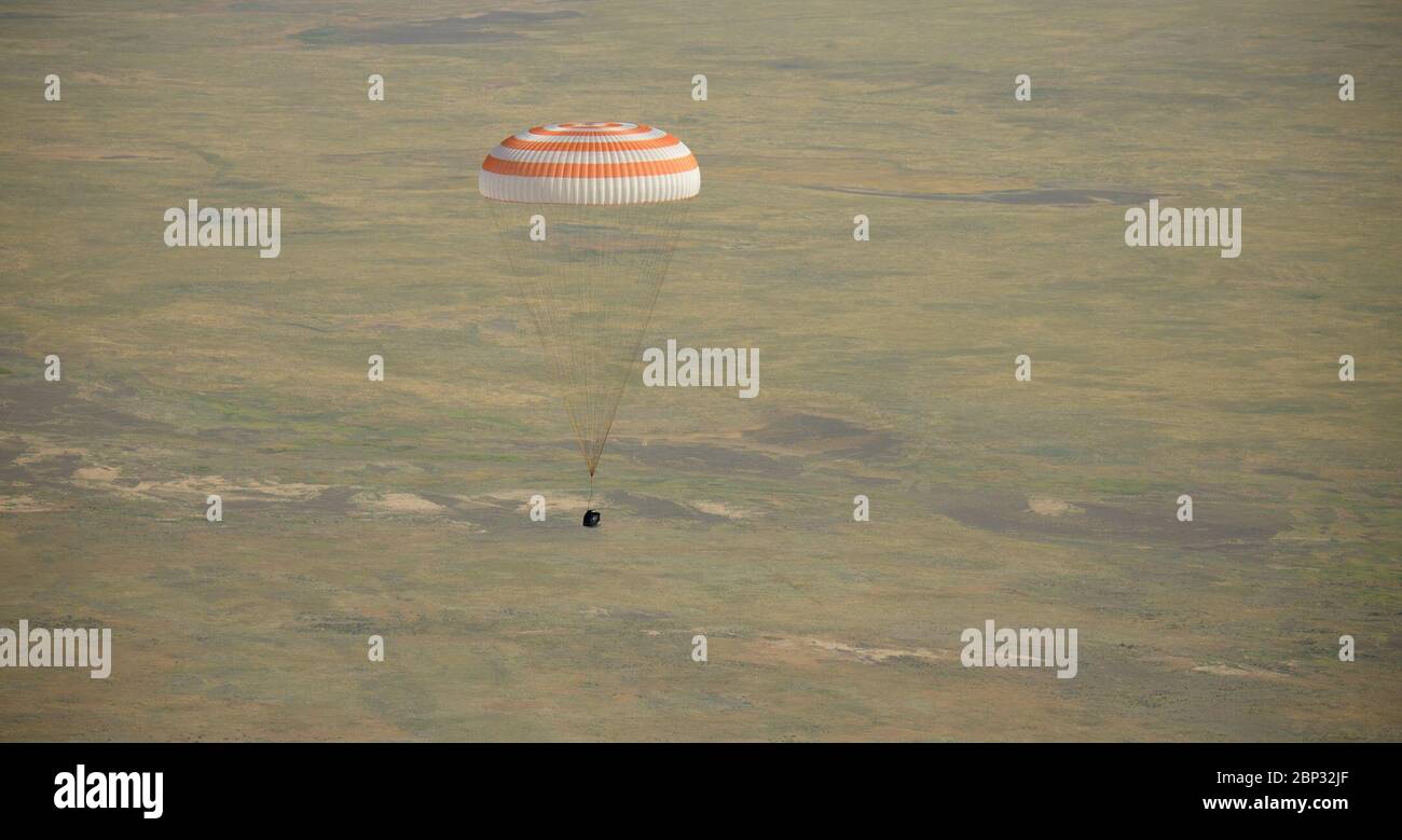 On June 25, 2019, the Soyuz MS-11 spacecraft, carrying Expedition 59 ...