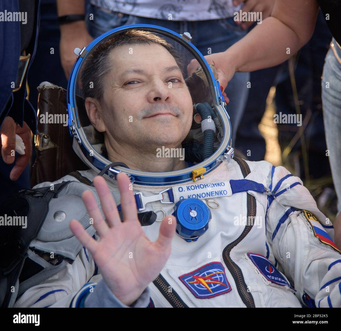 On June 25, 2019, Expedition 59 crew members Oleg Kononenko of ...