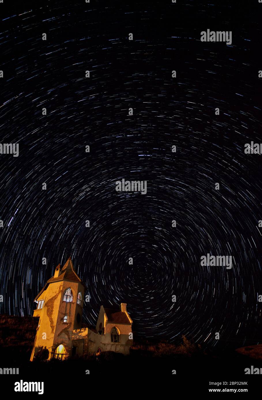 nightscape landscape, milky way Stock Photo - Alamy