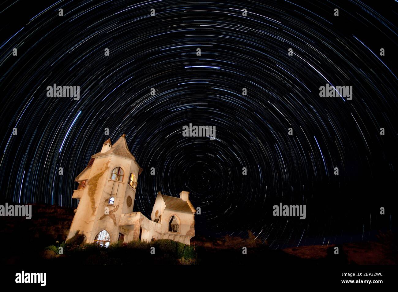 nightscape landscape, milky way Stock Photo - Alamy