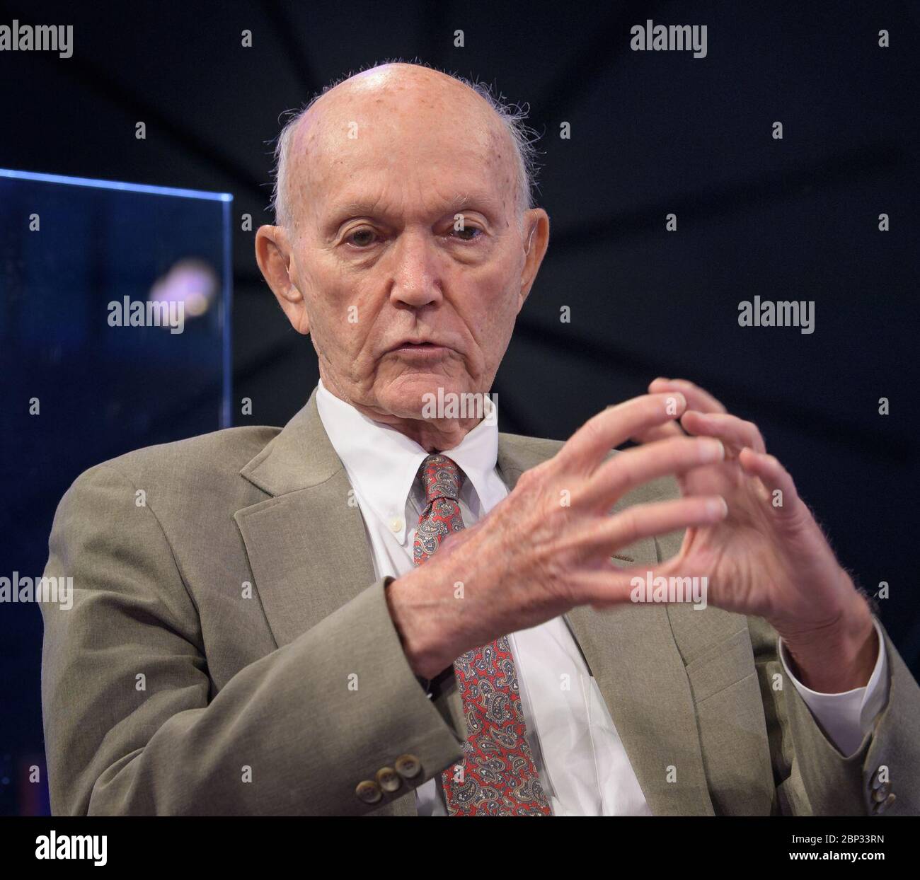 On July 19, 2019, NASA astronaut Mike Collins participated in a live ...