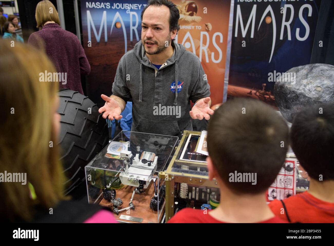 On April 6, 2018, attendees at the USA Science and Engineering Festival ...