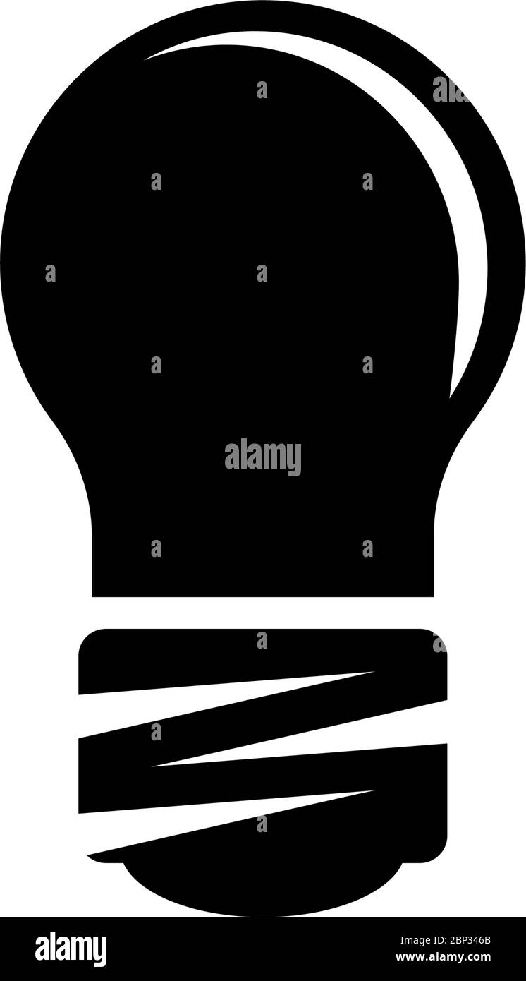 Led Light Bulb, Diode Electric Lightbulb. Flat Vector Icon illustration ...