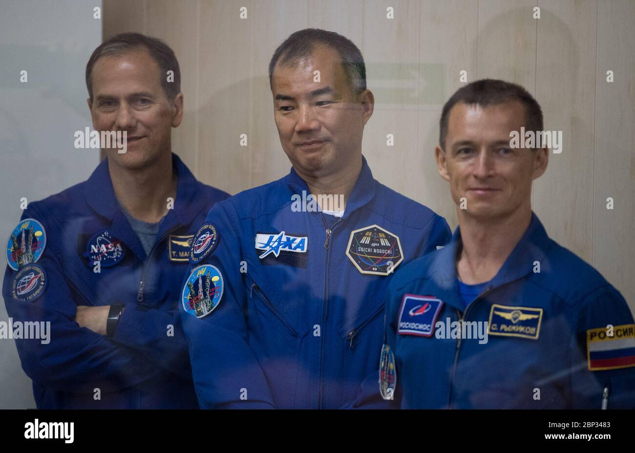 On July 20, 2019, Expedition 60 backup crew members Thomas Marshburn ...