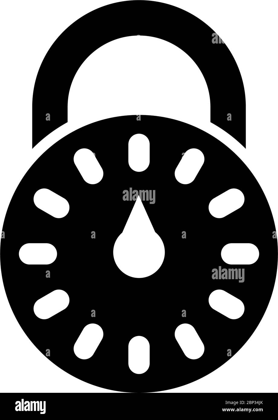 Private sign on iron gate Stock Vector Images - Alamy