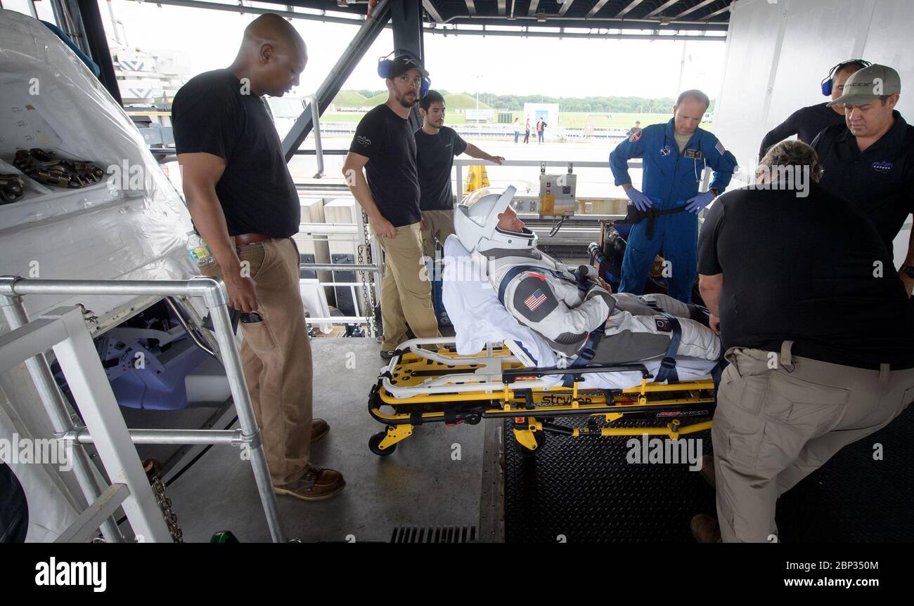 On August 13, 2019, NASA astronaut Doug Hurley and SpaceX teams ...