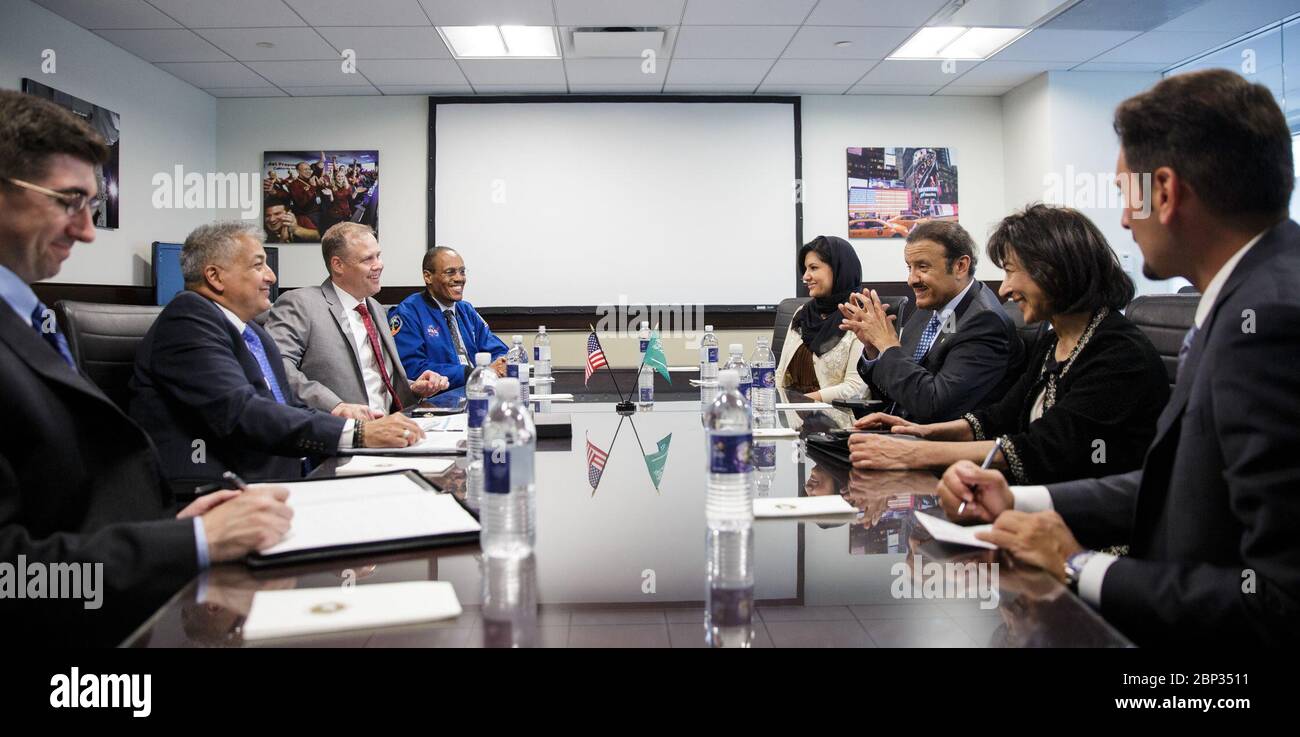 On August 12, 2019, NASA Administrator Jim Bridenstine met with Her ...