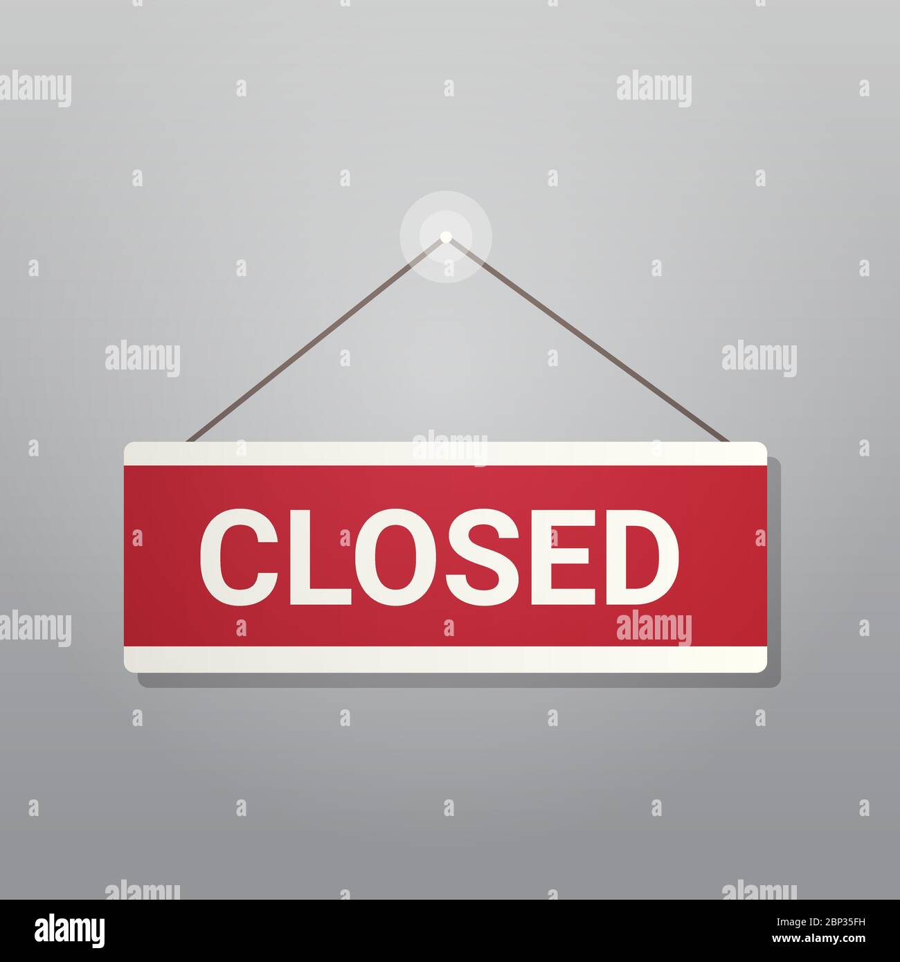Cartoon closed shop sign hi-res stock photography and images - Alamy