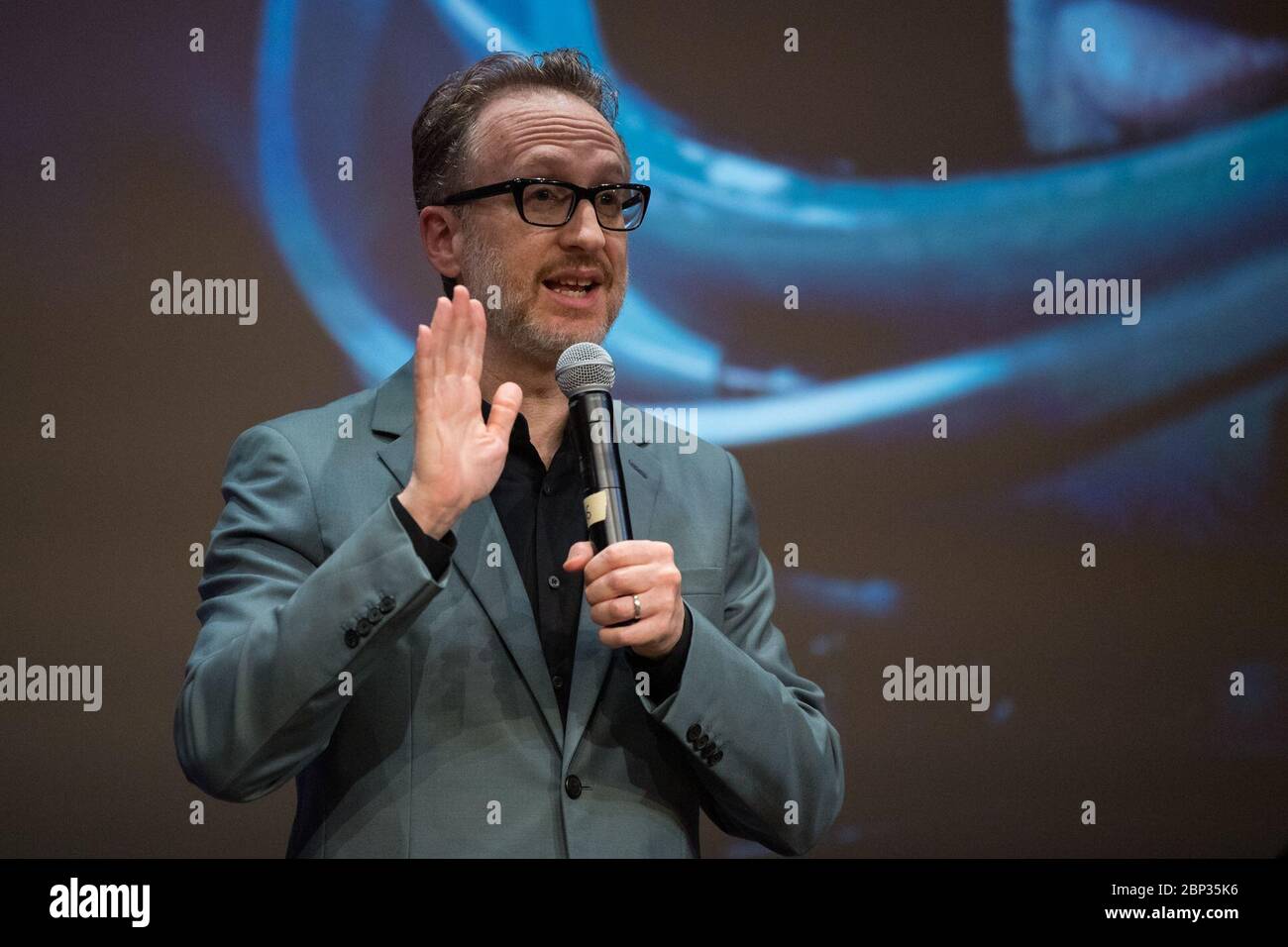 James Gray, producer, co-writer, and director, speaks before the ...