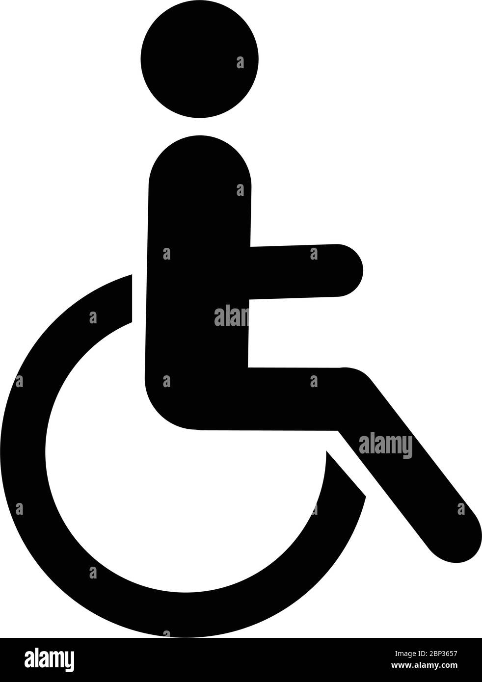 Wheelchair icon vector handicap icon design vector Stock Vector Image ...