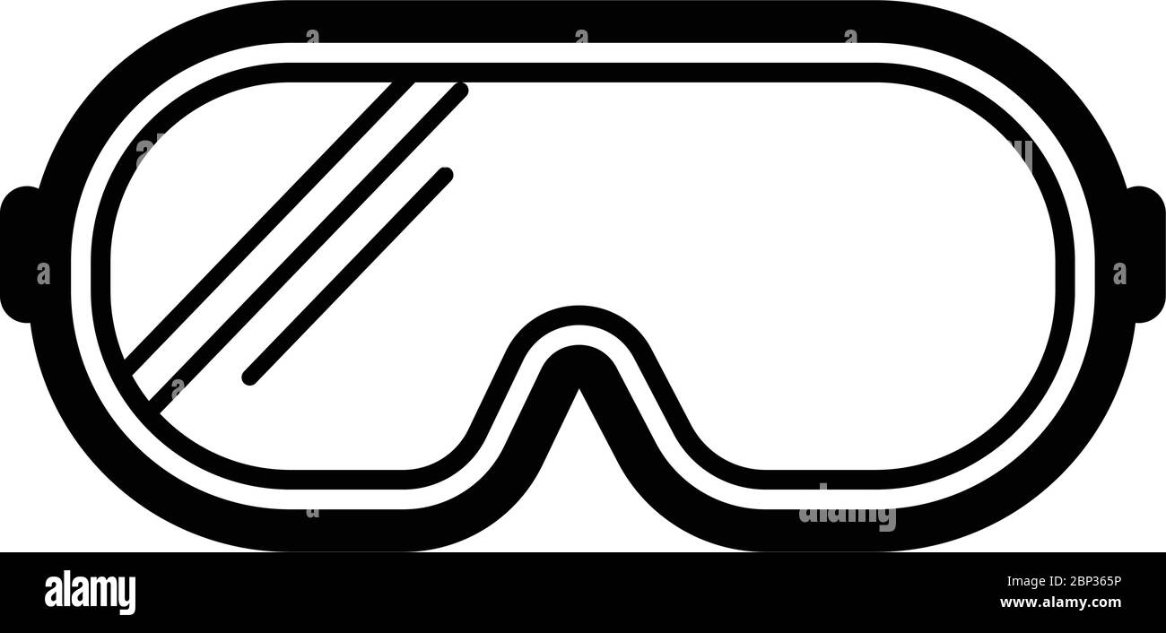 Safety glasses icon vector isolated on white Stock Vector Image & Art ...