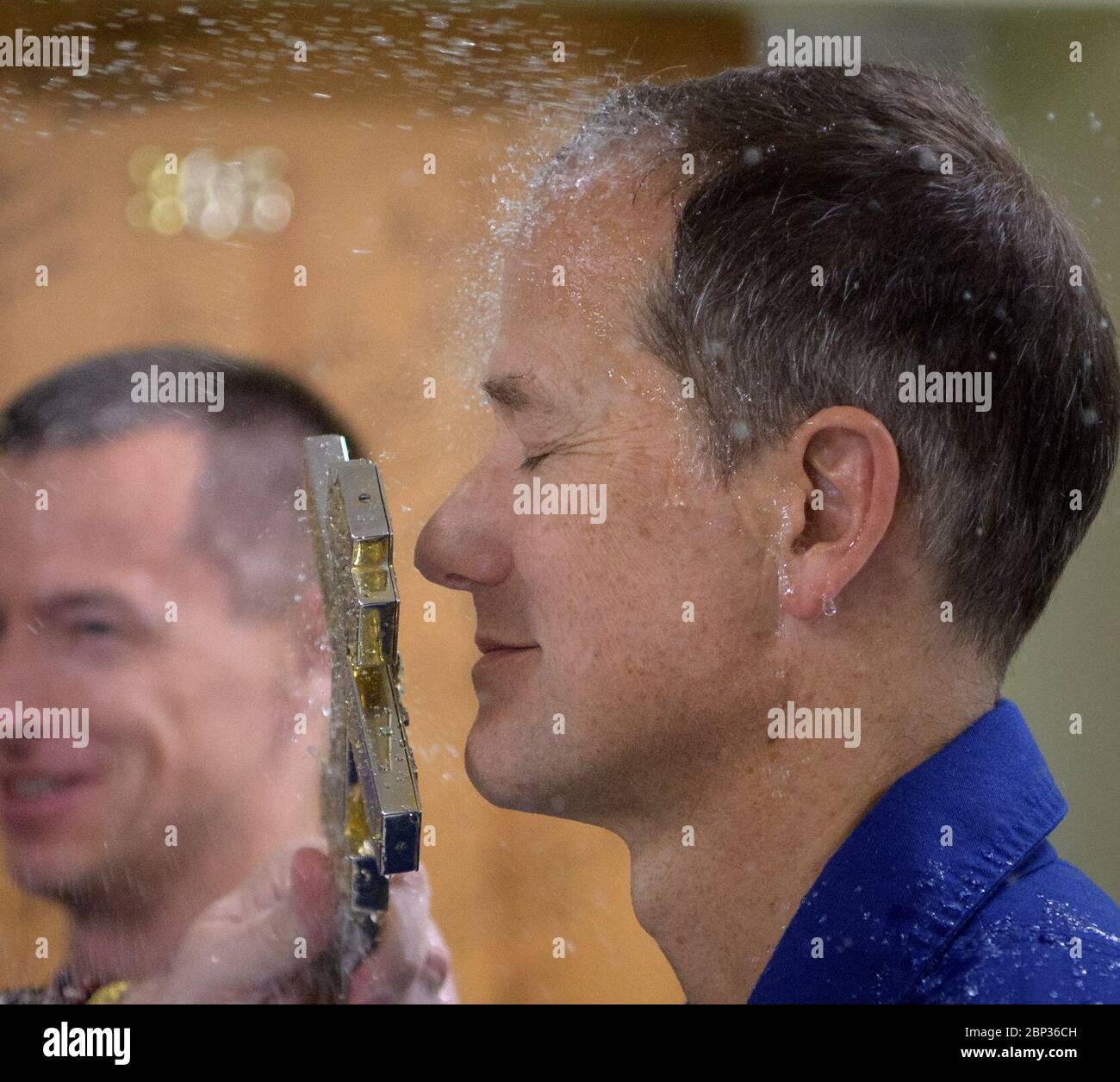 On September 25, 2019, NASA astronaut Thomas Marshburn received a ...