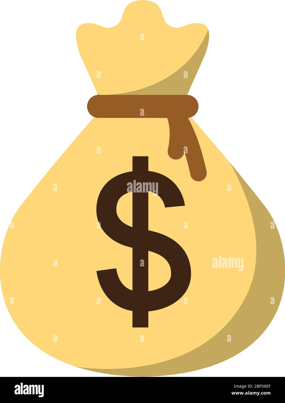 Money bag icon template color symbol vector sign isolated Stock Vector ...