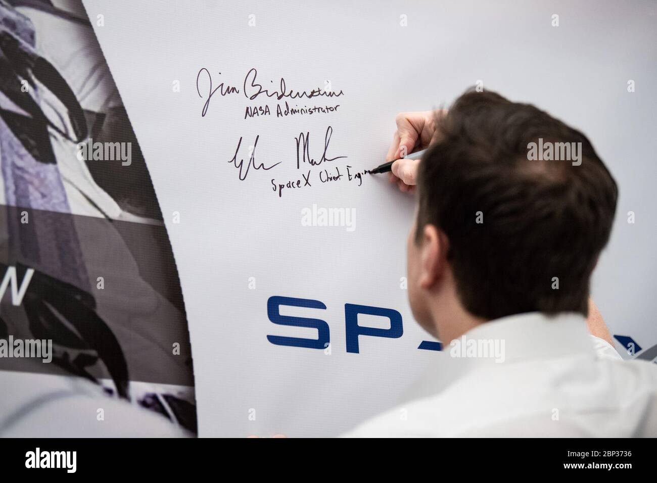 On October 10, 2019, NASA Administrator Jim Bridenstine visited SpaceX ...