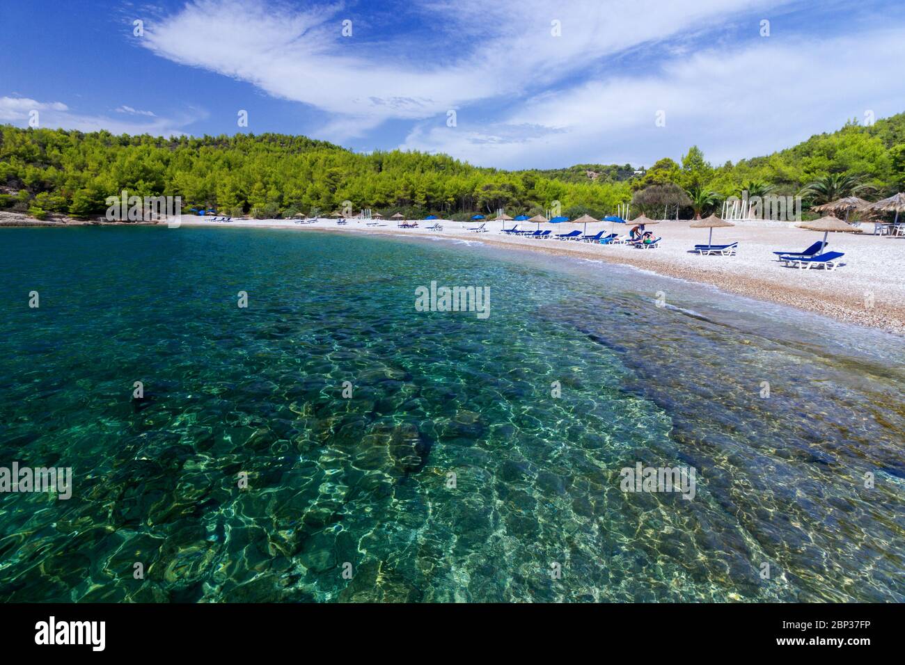 Spetses greece beach hi-res stock photography and images - Alamy