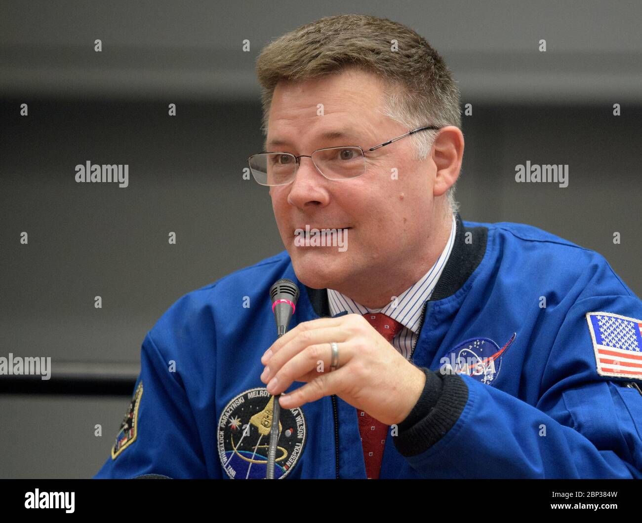 NASA astronaut Doug Wheelock participated in a STEM day session on ...