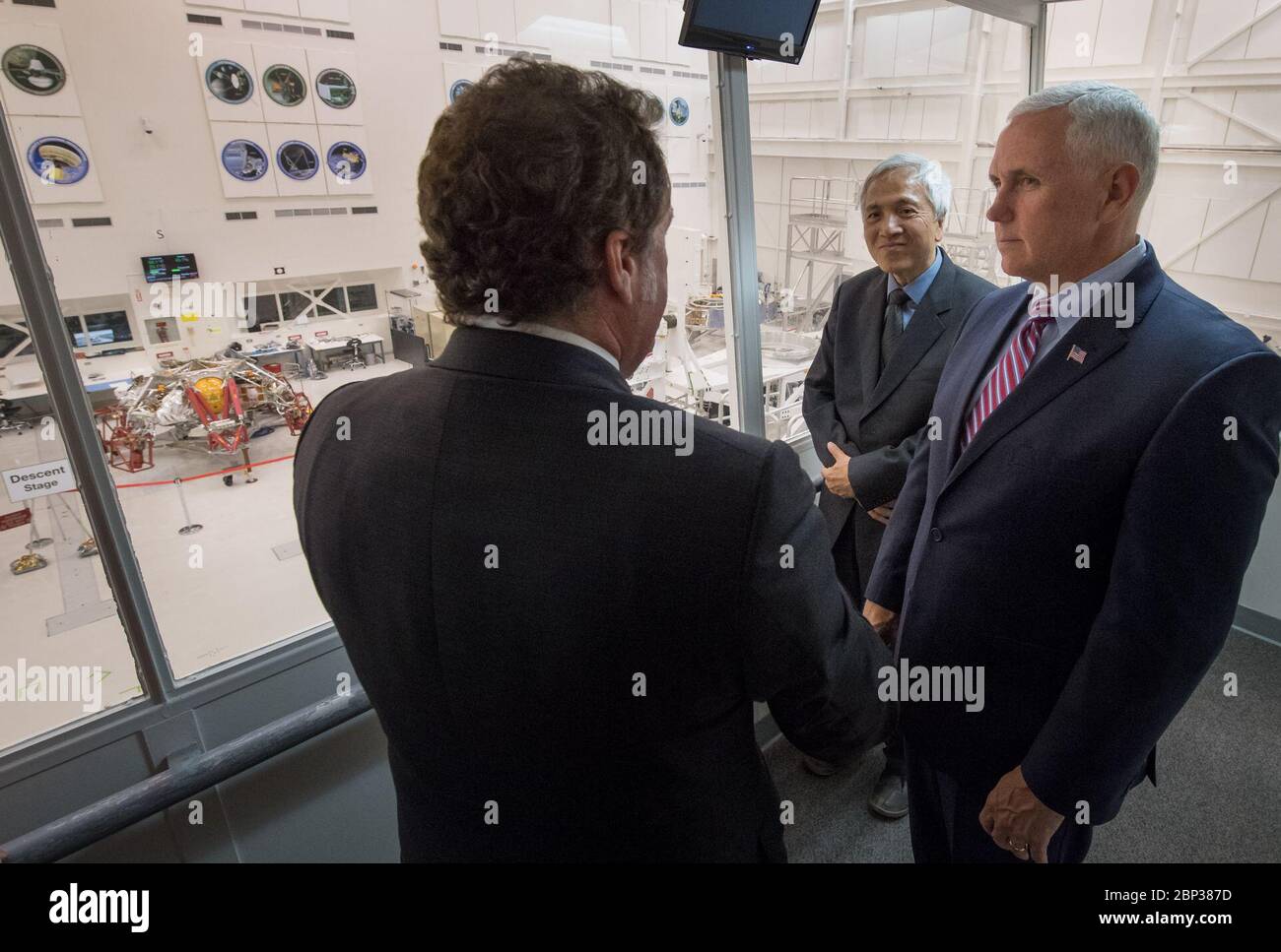 On April 28, 2018, U.S. Vice President Mike Pence visited NASA's Jet ...
