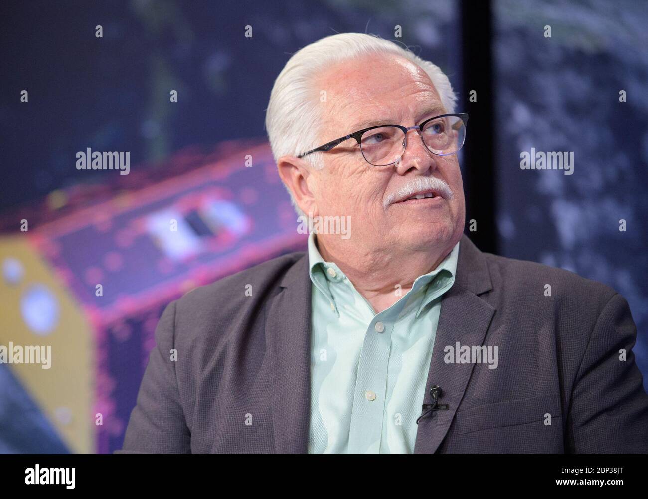 On April 30, 2018, Phil Morton, NASA GRACE-FO project manager, gave a ...