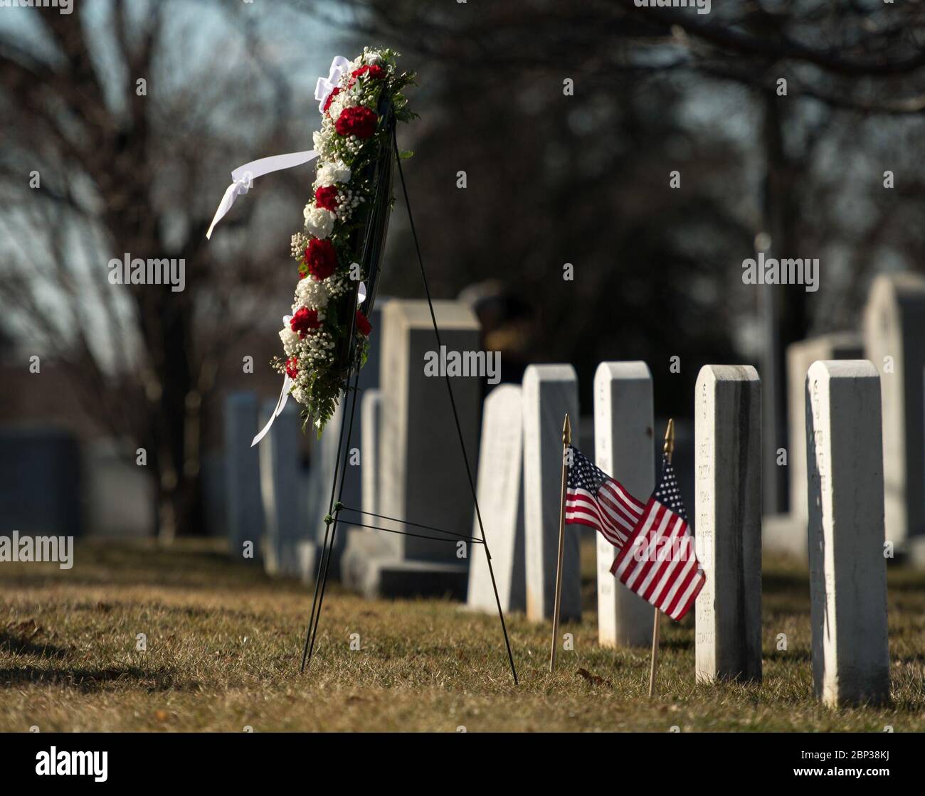 On January 25, 2018, a wreath-laying ceremony was held at Arlington ...