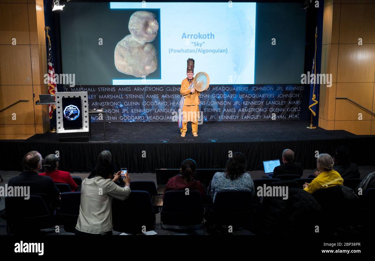 On November 12, 2019, a naming ceremony for 2014 MU69, a celestial body ...