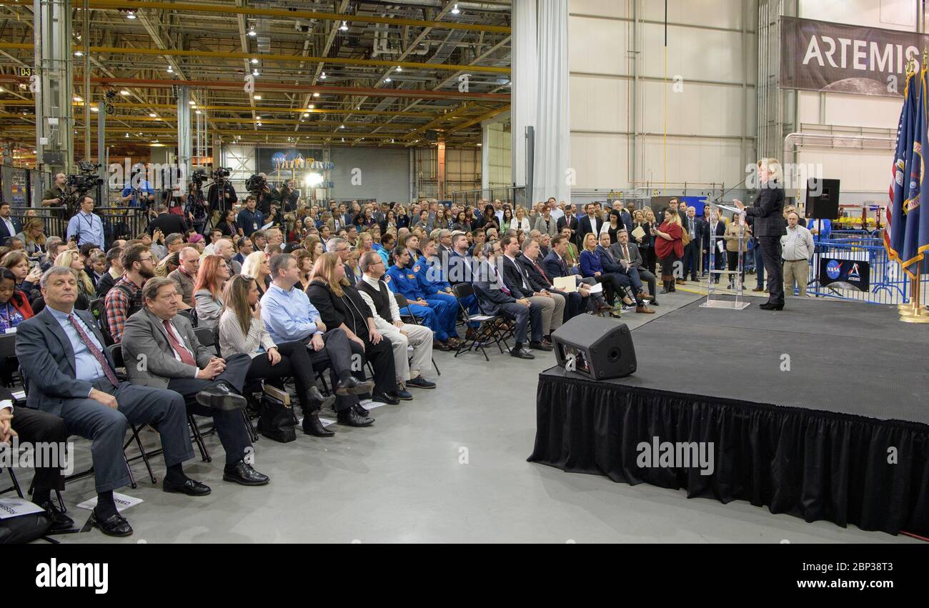 On December 9, 2019, NASA held an Artemis Day event at the Michoud ...