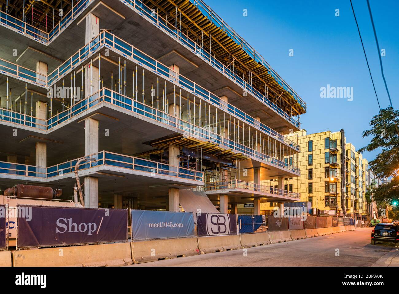 McDonald's West Loop headquarters under construction Stock Photo - Alamy